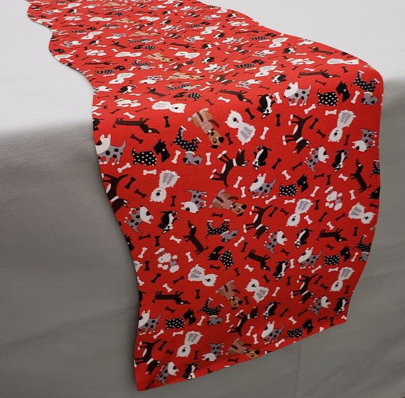 Puppy Dogs Table Runner - Etsy
