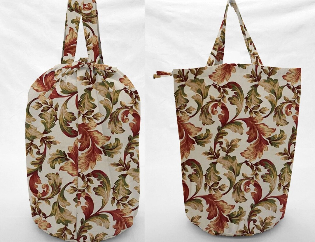 Autumn Fall Floral Leaves 5 Gallon Carboy Bottle Drawstring Carrier ...