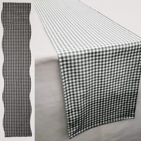 Black Gingham Table - Etsy