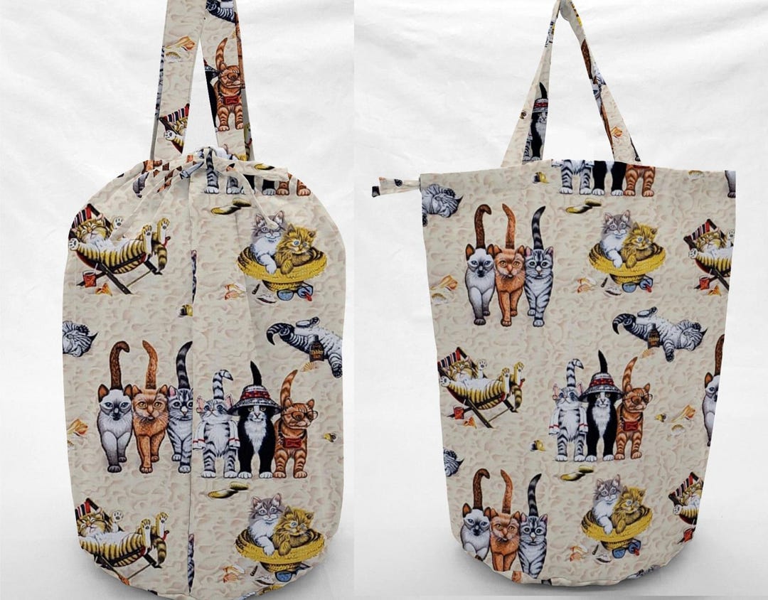 Beach Cats 5 Gallon Carboy Bottle Drawstring Carrier & Cover - Etsy
