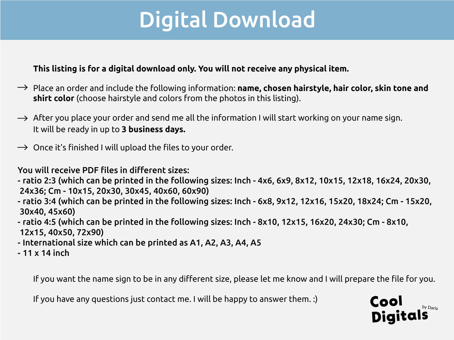 Custom Boy Name Sign, Cute Cartoon Portrait, Adorable Illustrated Kids ...