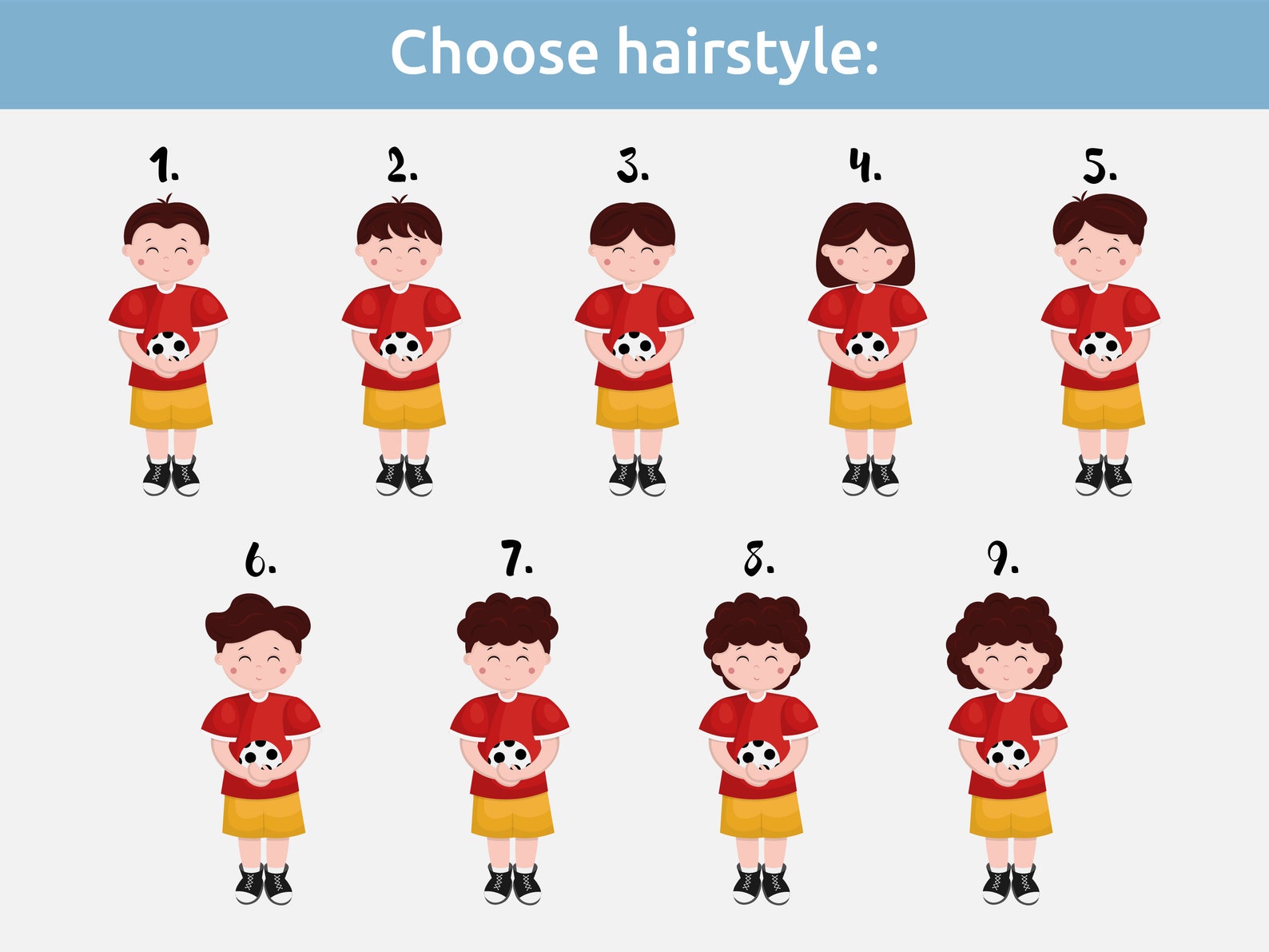 Custom Boy Name Sign, Cute Cartoon Portrait, Adorable Illustrated Kids ...