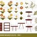 Botanical Clipart Set PNG, Commercial Use Plants Illustrations, Cute ...