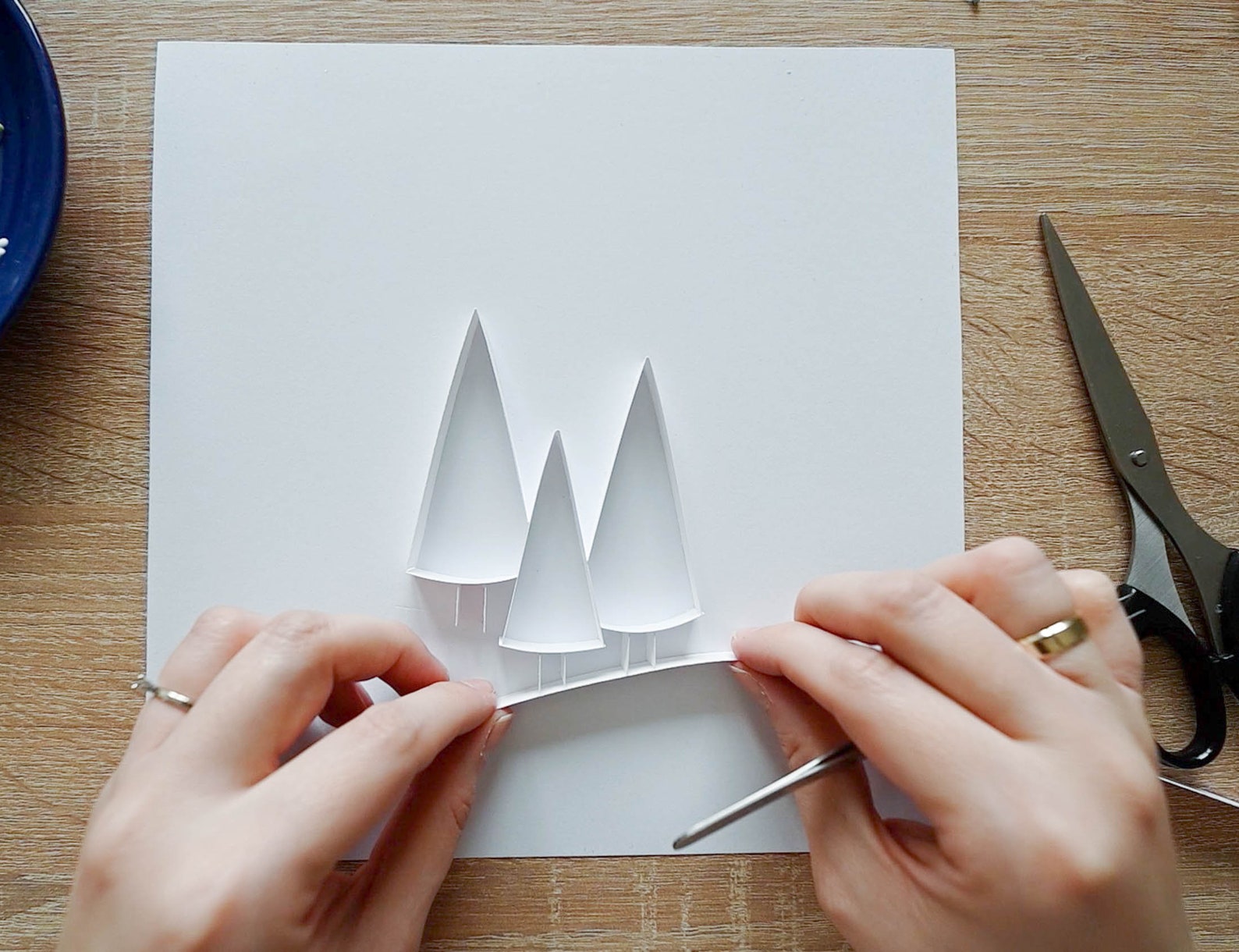 Winter Night - Quilling Tutorial Step by Step, DIY Christmas Home ...