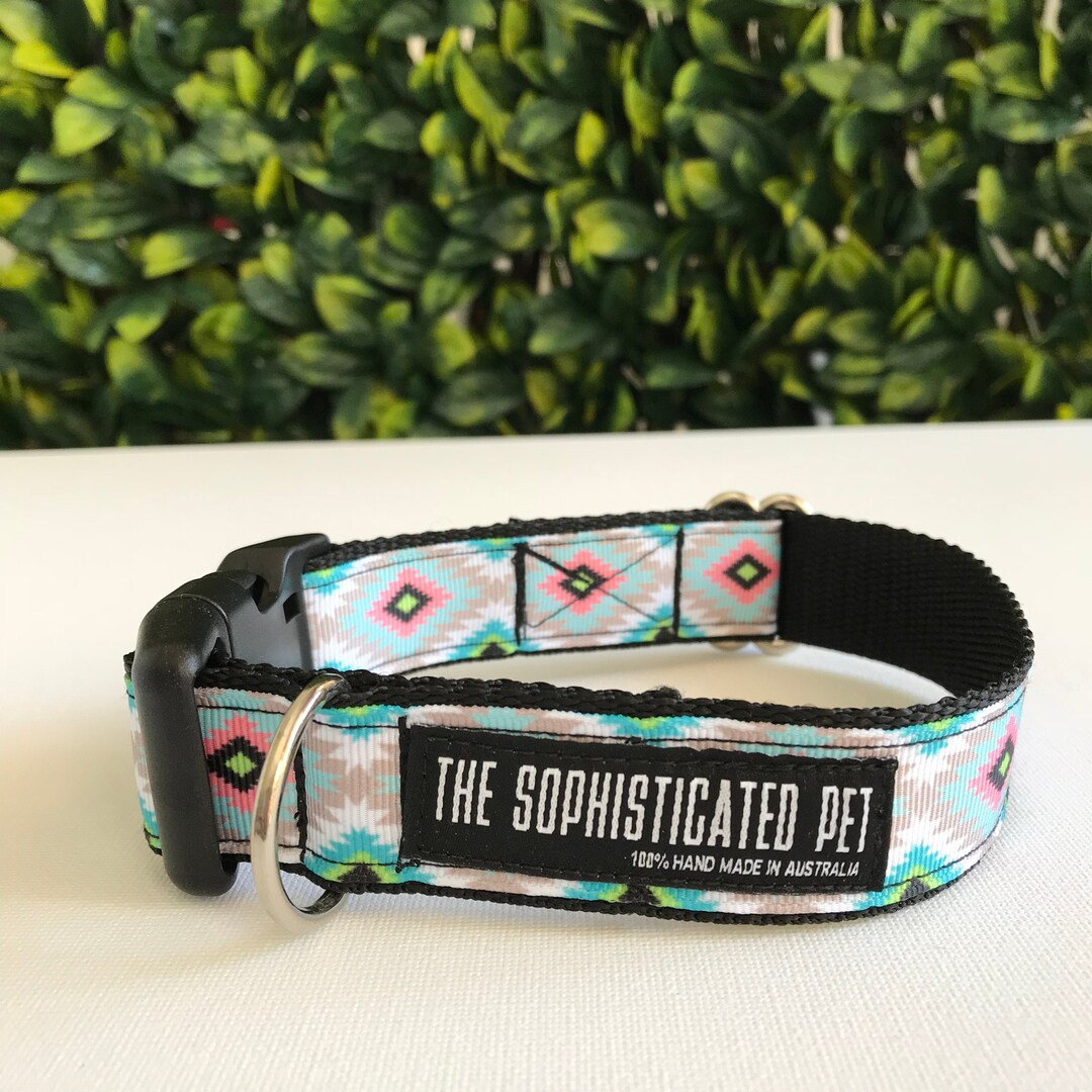 The Chili Wrap Dog Collar / Aztec Dog Collar / Dog Collars Australia ...