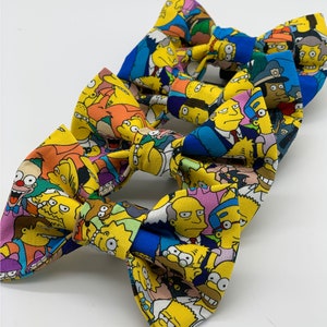 The Simpsons Dog Bowtie / Homer Simpson Dog Bow Tie | Etsy