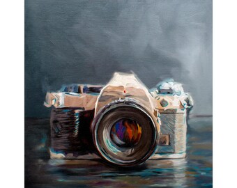 Vintage Camera Art | Etsy