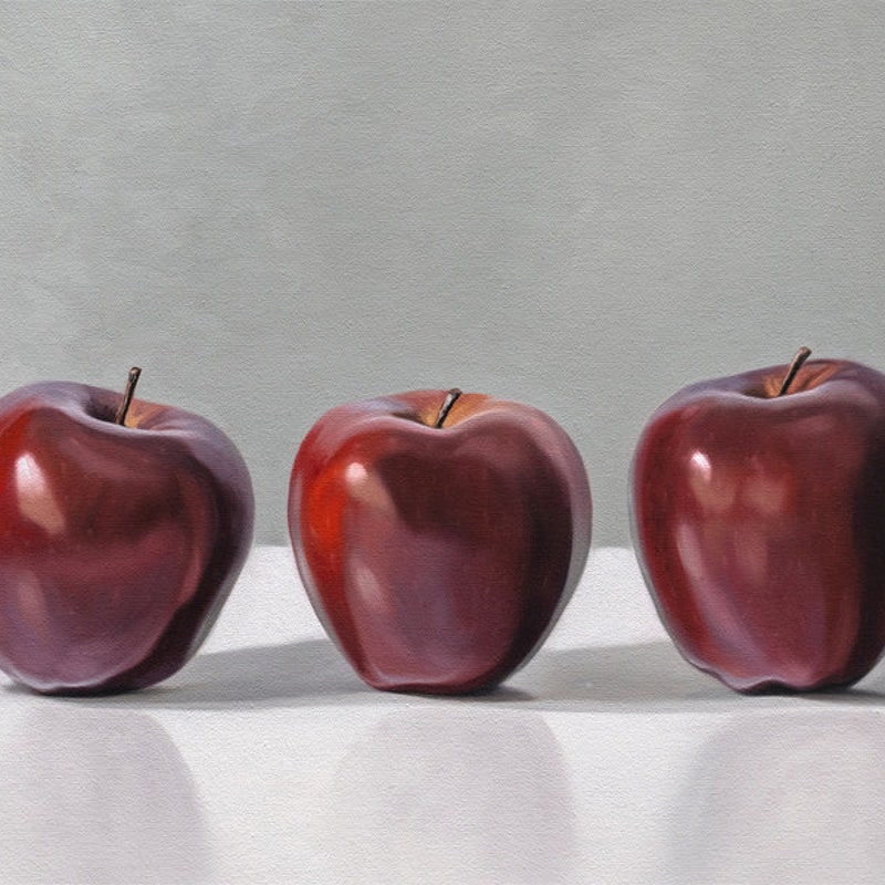 Red Apple Print - Etsy