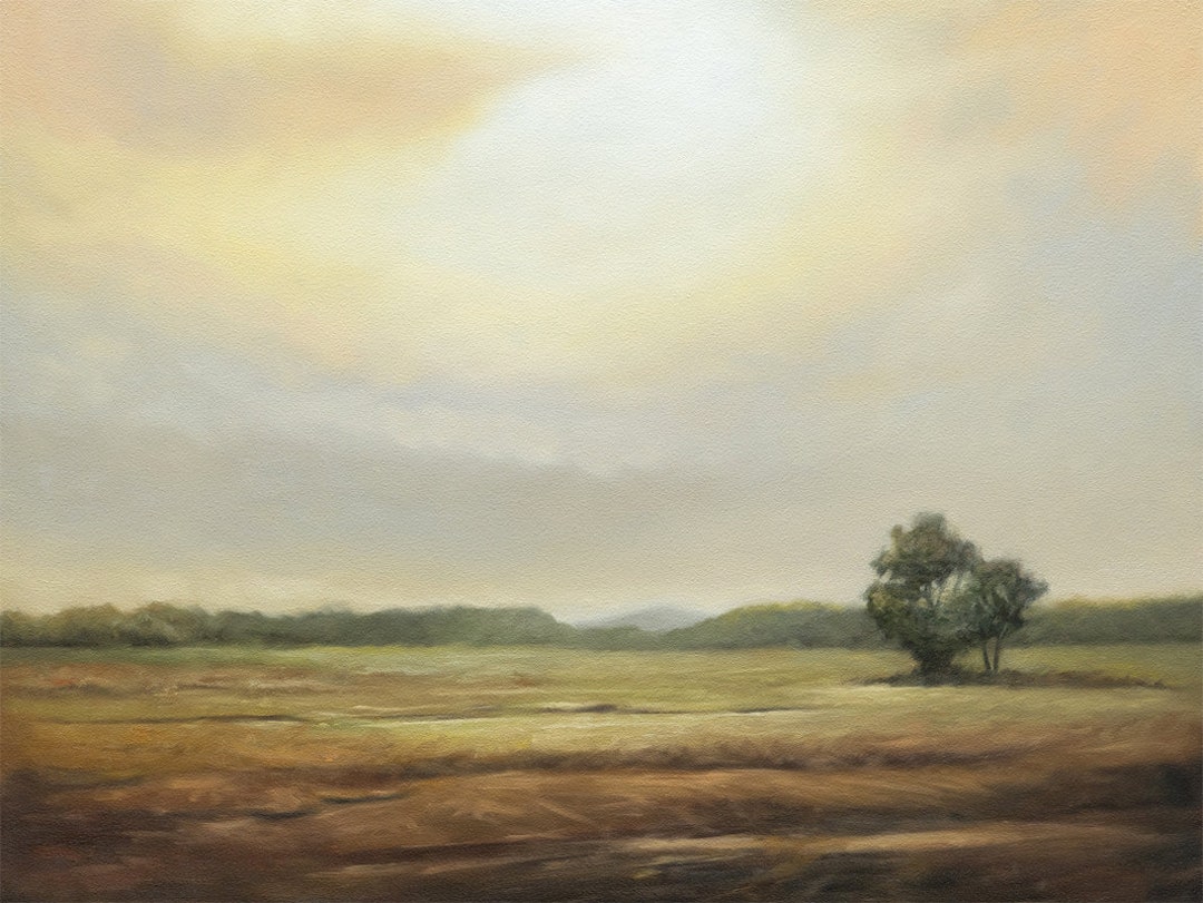 Deep Summer Impressionistic Landscape Oil Painting Fine Art - Etsy