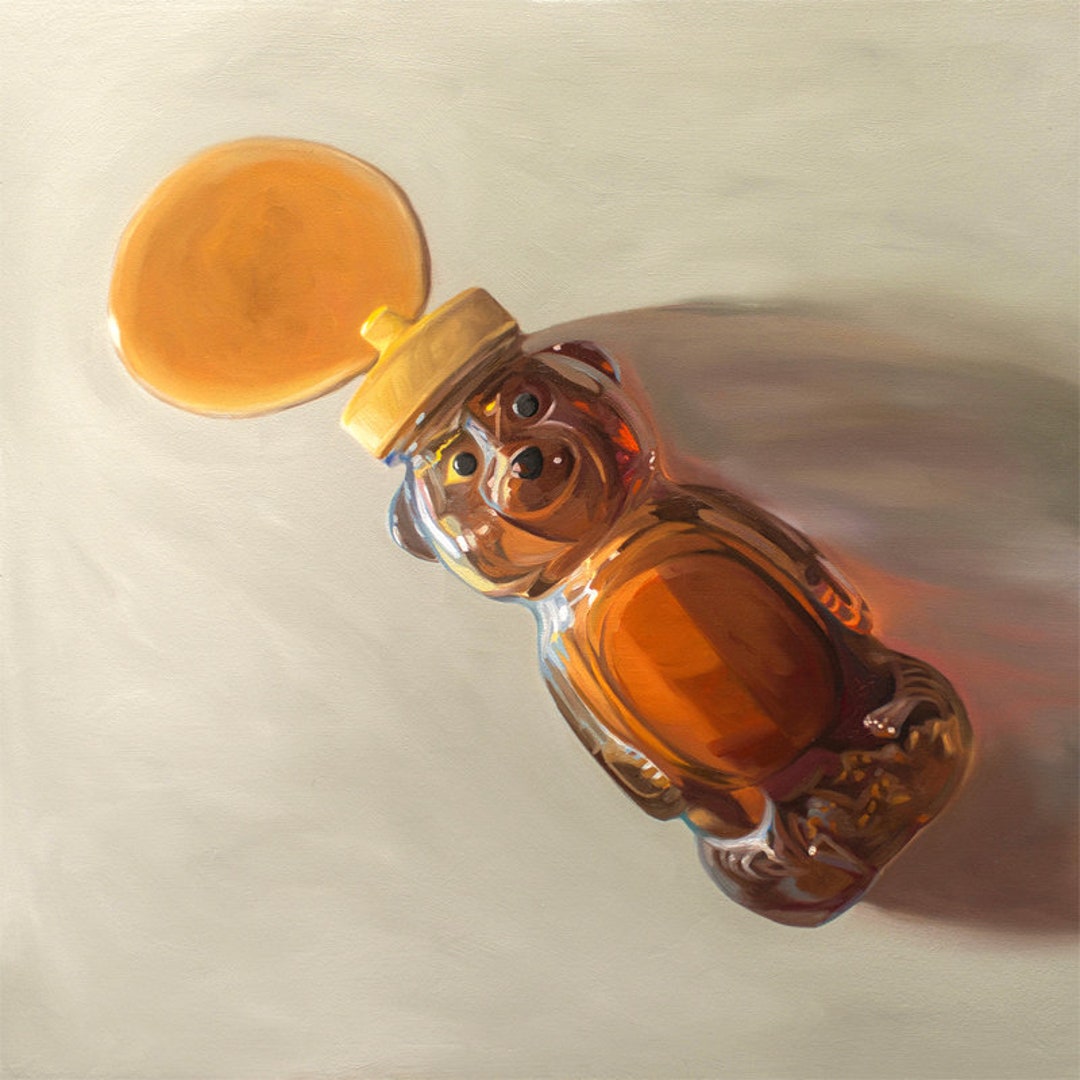 Spilled Honey | Kitchen Oil Painting Signed Fine Art Print | Direct From Artist - Etsy