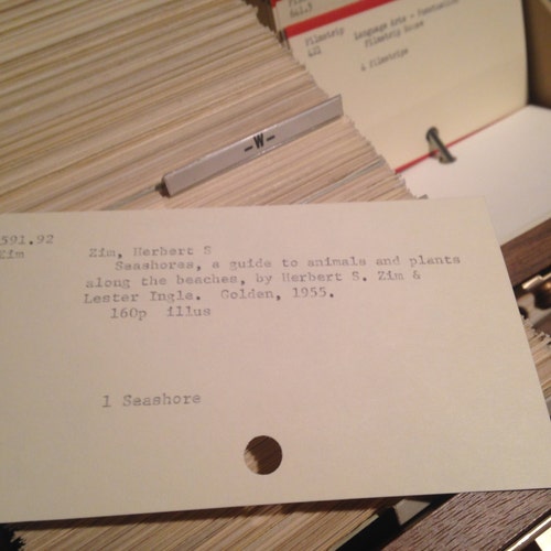 50 Vintage Library Catalog Cards | Etsy