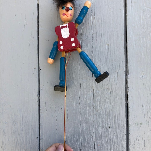 Pull String Puppet - Etsy
