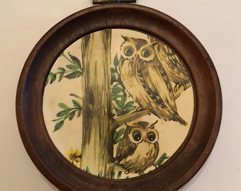 Wooden Owl Plaque | Etsy