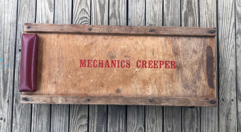 Vintage Mechanics Creeper Industrial Farmhouse Decor Garage - Etsy
