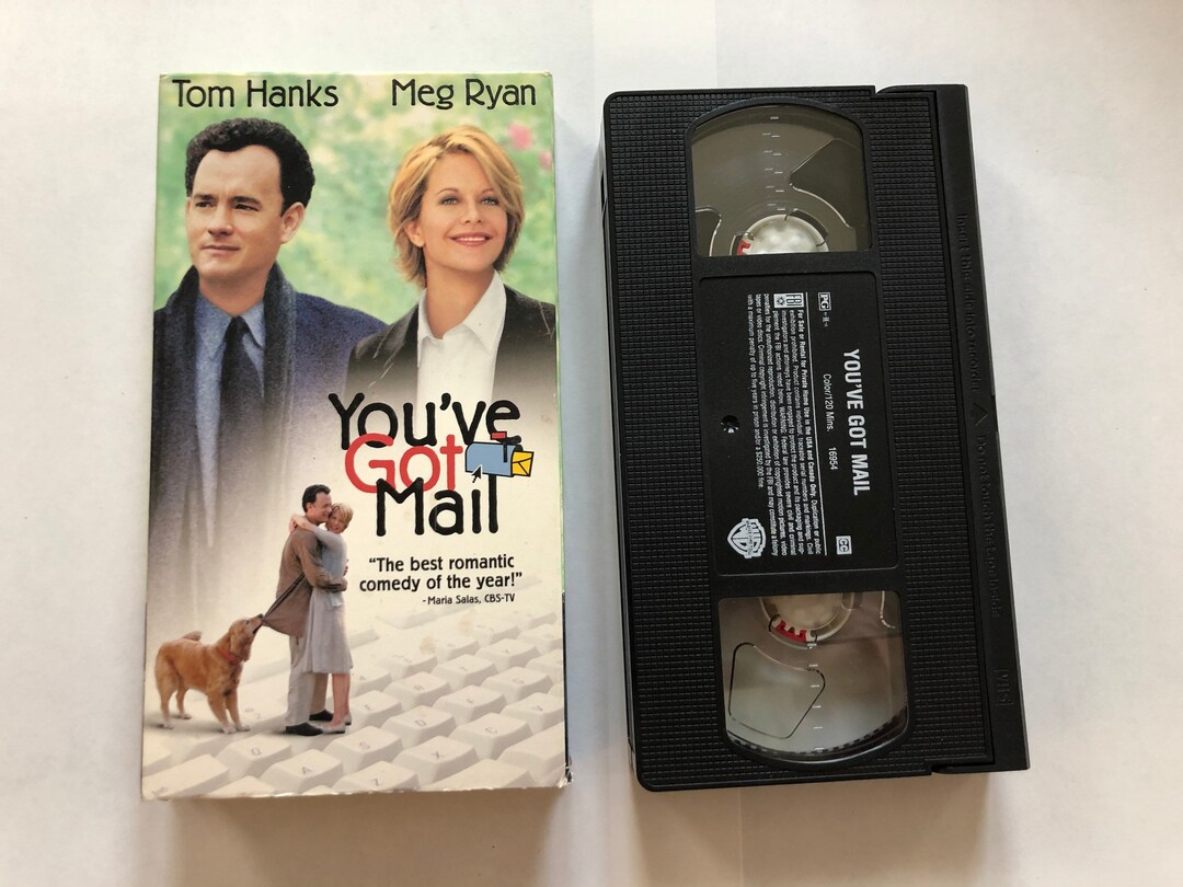 Vintage VCR VHS You’ve Got Mail Movie, Tom Hanks, Meg Ryan, Romantic ...