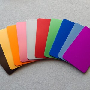 Personalized Vertical Note Aluminum Wallet Card - Etsy