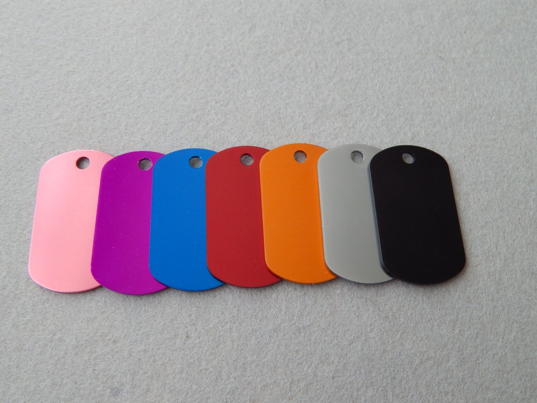 Laser Engraved Mini Dog Tag - Etsy