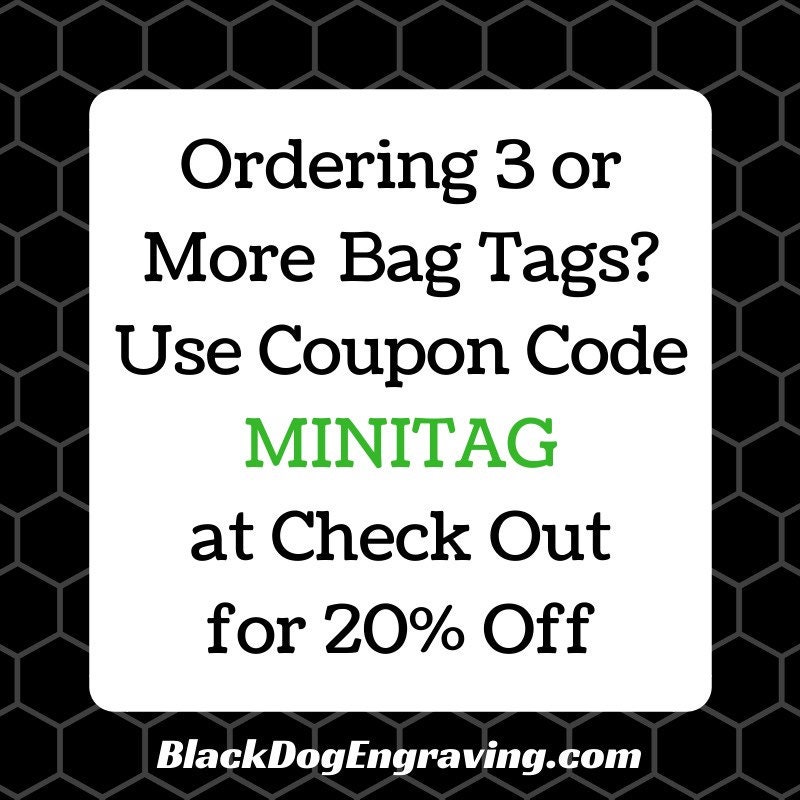 Small Personalized Luggage Bag Tag Minimalist Baggage Tag | Etsy