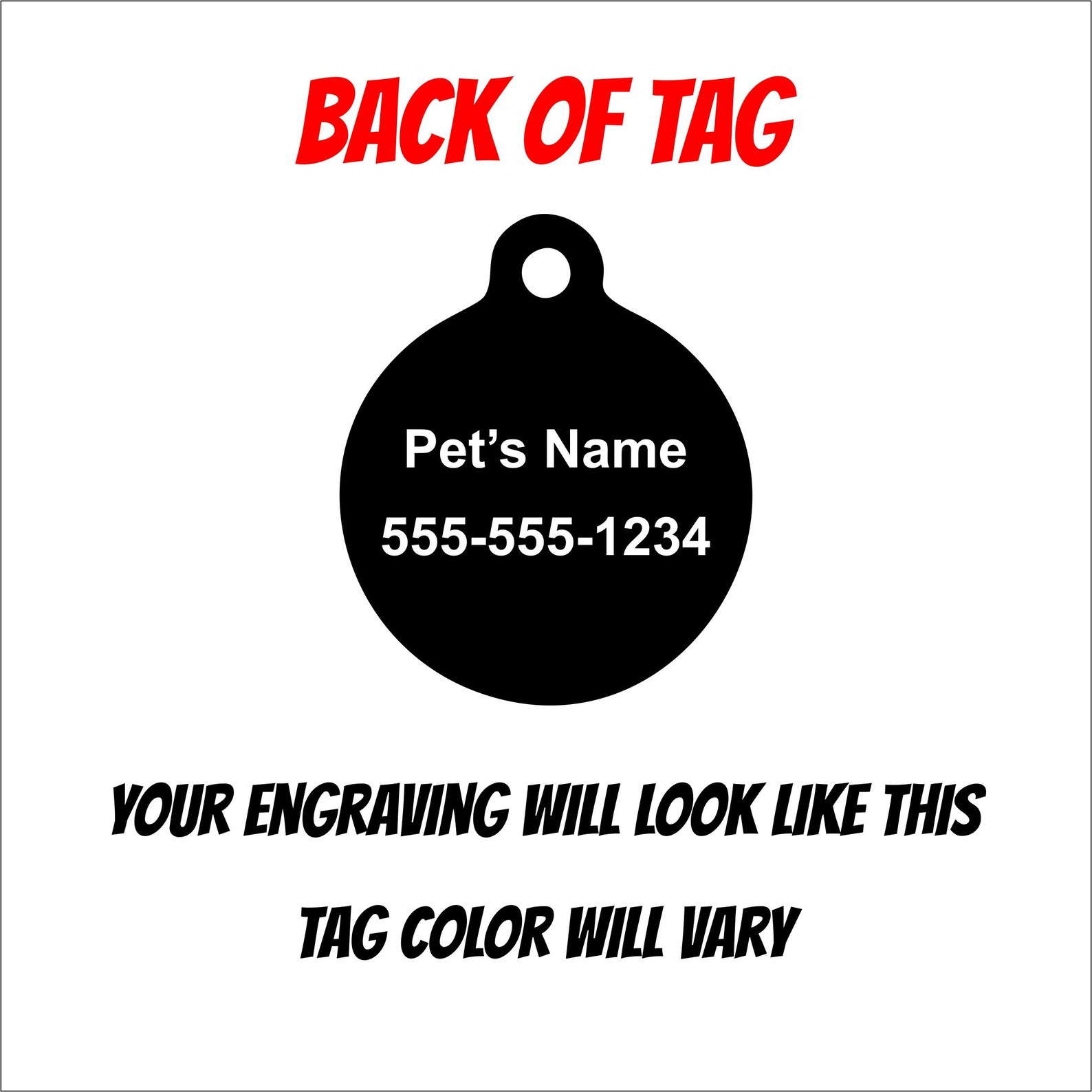 Microchipped Cat Engraved Pet ID Tag - Etsy
