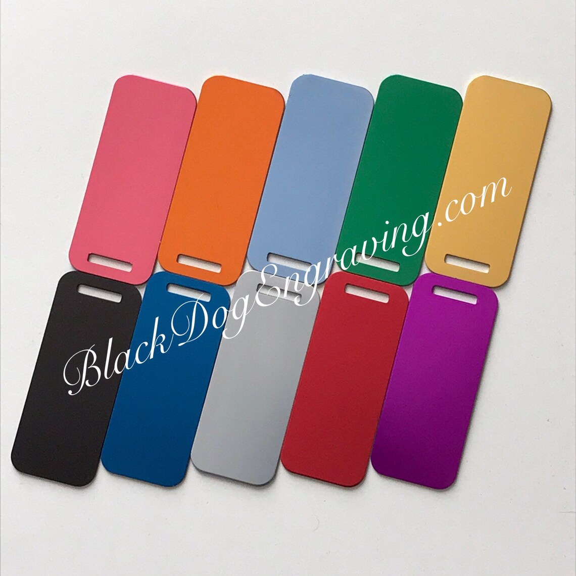 Small Personalized Luggage Bag Tag Minimalist Baggage Tag - Etsy