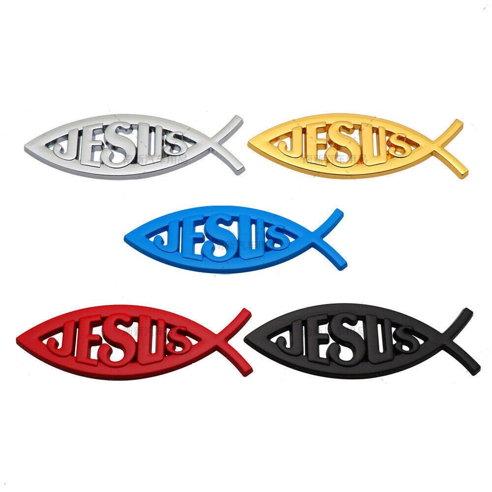 Hammered Metal Christian Fish