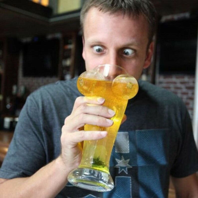 Genuine Real GLASS Boobs and Beer GIANT SIZE Drinking Boomba - Etsy