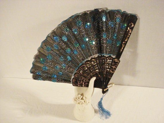 Asian Oriental Hand Fan Accessory - Etsy