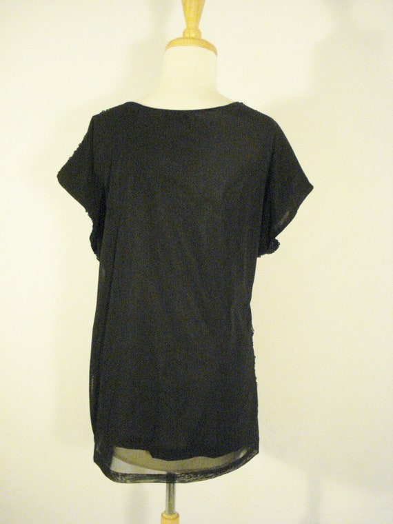 Black Sequin Versatile Top Special Occassion Clothing… - Gem