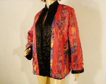 Quilted Asian Jacket - Etsy