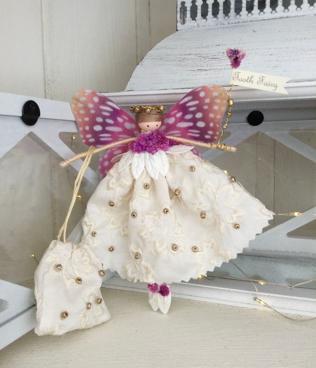 Tooth Fairy - Artisan Fairy - Unique Keepsake Gift - Handcrafted Fairy ...