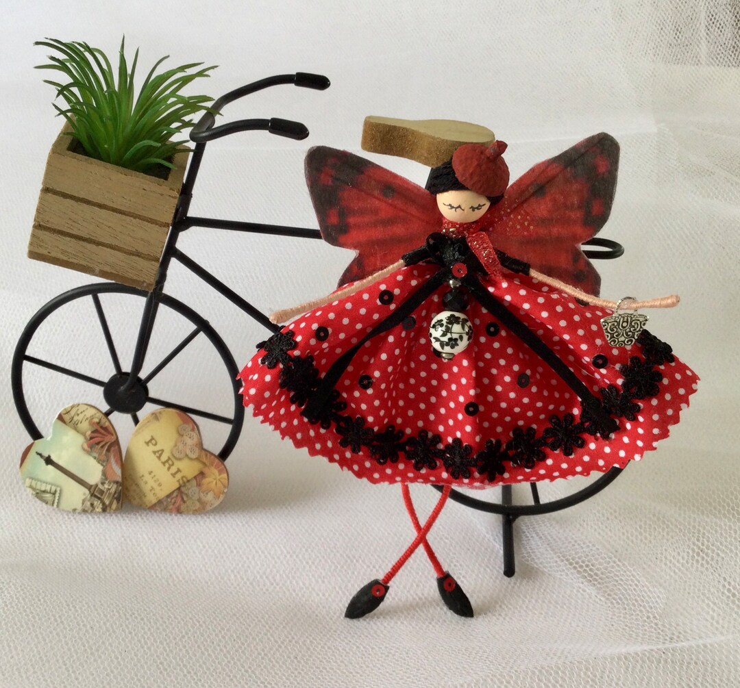 Parisienne Fairy - Handmade Keepsake Gift - Francophile Gift - Artisan ...