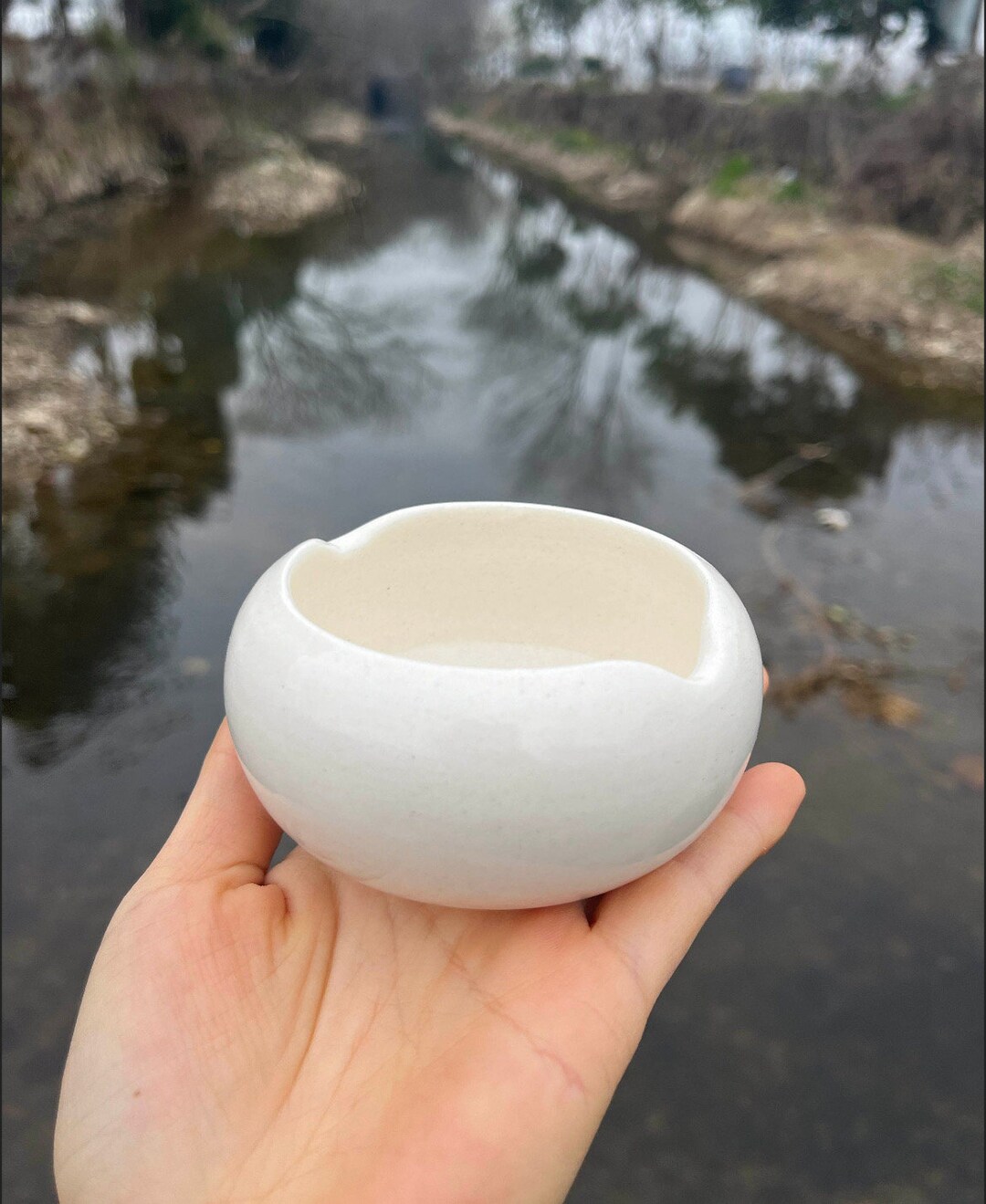 Handmade Ceramic Paint Bowl: Artist Water Pot - Etsy