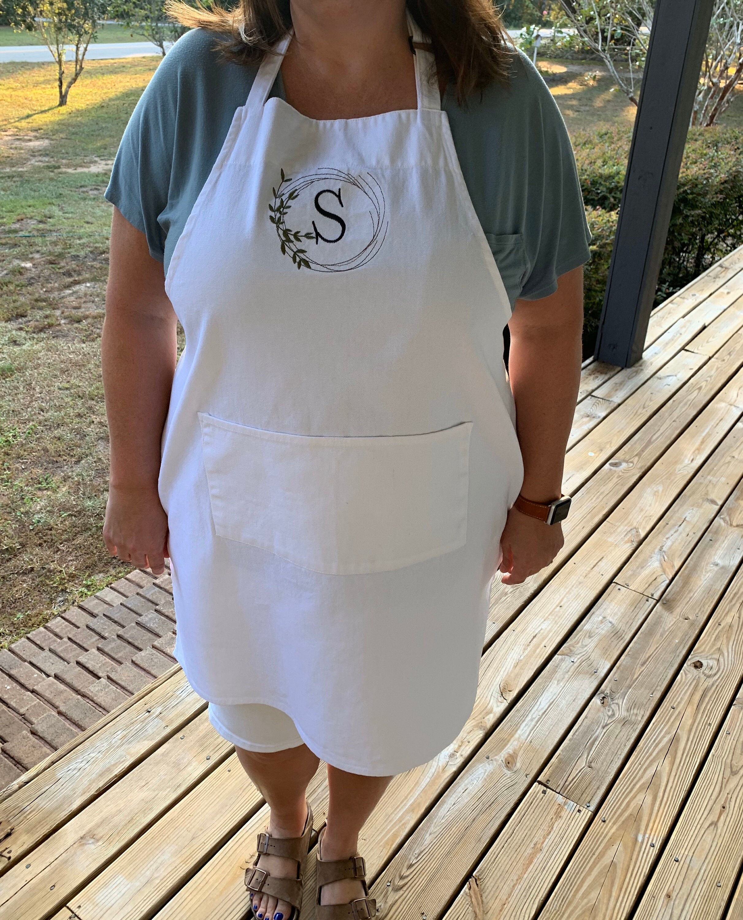 FARMHOUSE KITCHEN APRON Personalized Full Apron With Pocket | Etsy