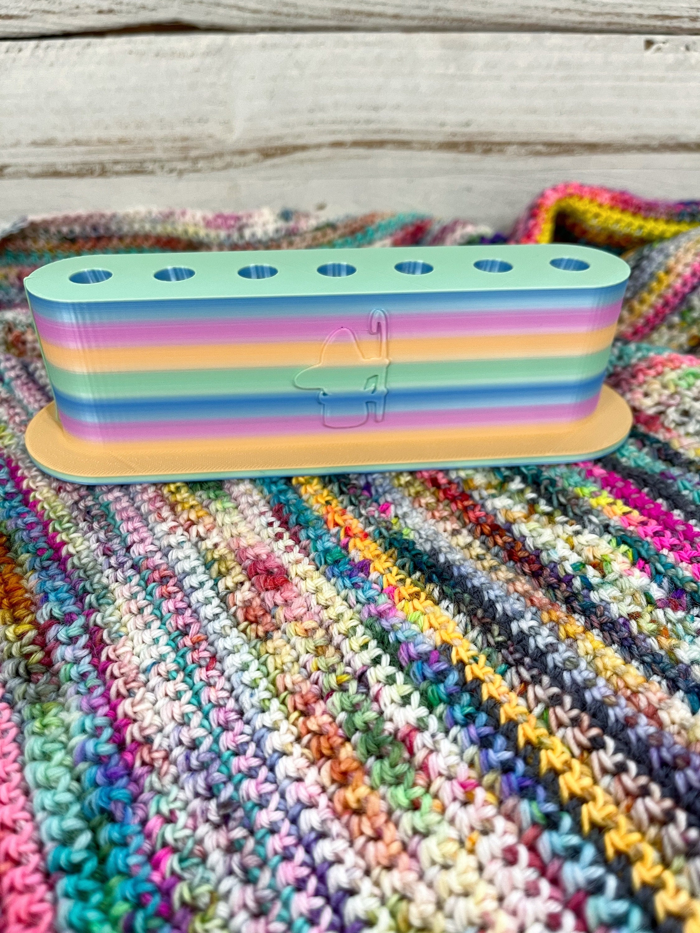 3D Printed Crochet Hook Display Holder, Crochet Accessories - Etsy