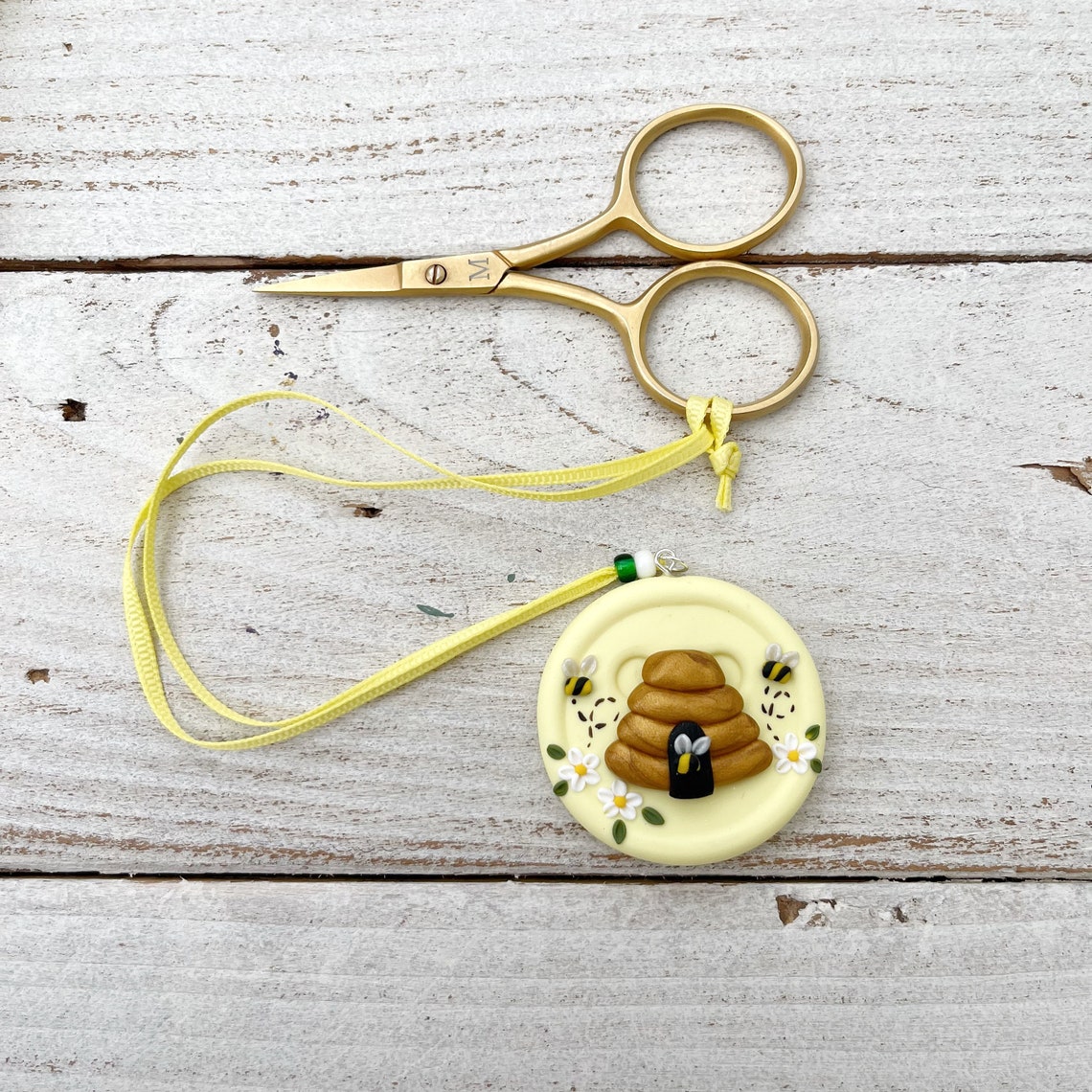 Lemon Bumble Bee Scissor Fob Scissor Keeper Crochet Tools - Etsy