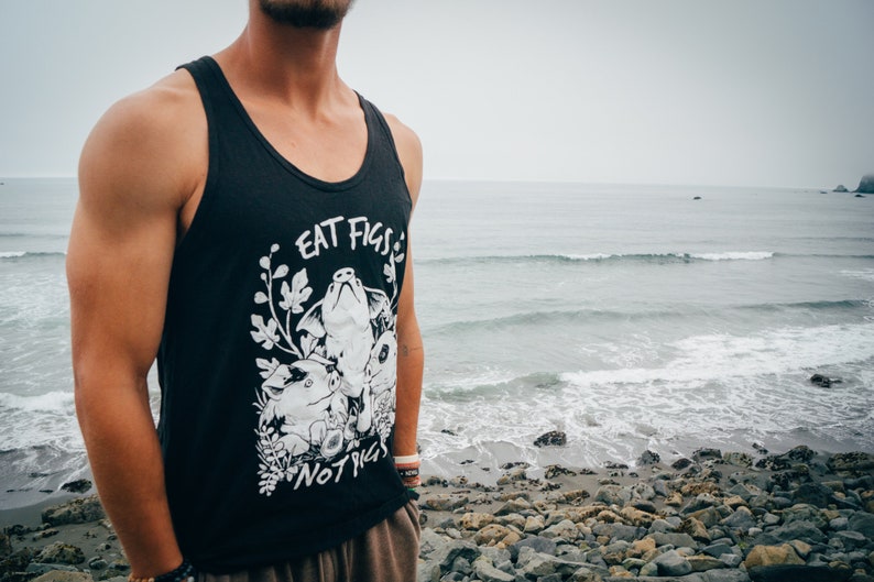 Eat Figs Not Pigs Tank Top Eco-friendly & Ethically Made - Etsy Canada