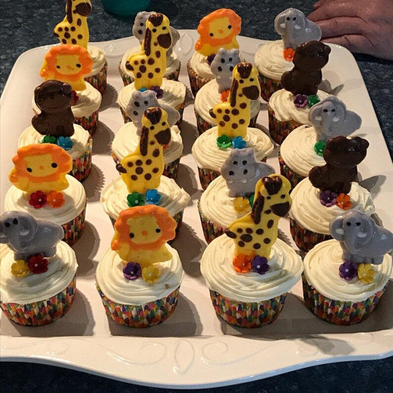 10 Jungle Animal Candy Lollipops-perfect for Jungle/zoo Theme | Etsy