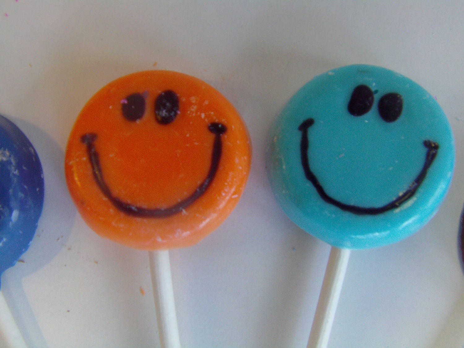 Smiley Happy Face Candy Lollipop Favors-Birthdays/Cupcake | Etsy