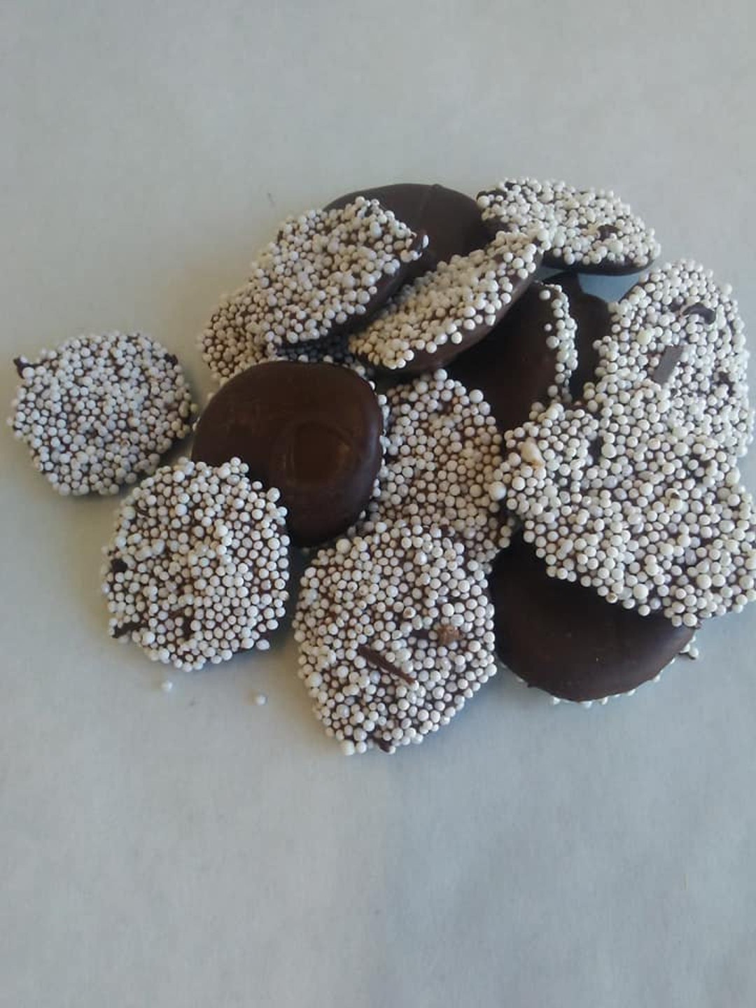 Non Pareils Delcious Classic Candy in Eiither Dark or Milk Chocolate - Etsy