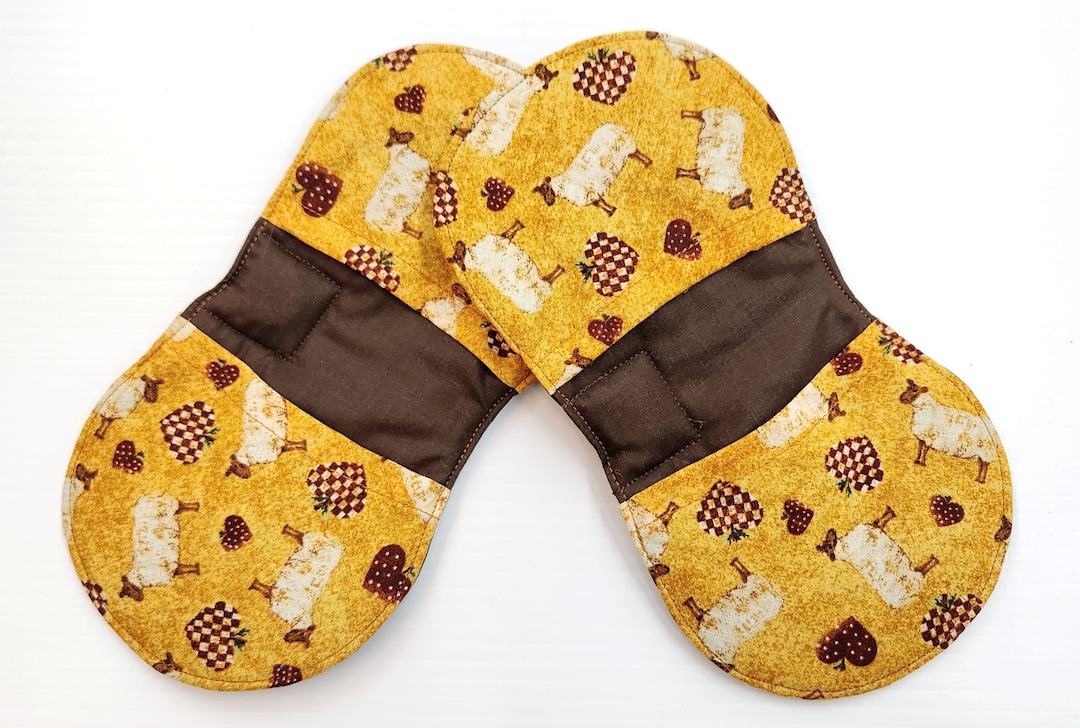 Magnetic Mini Microwave/oven Finger Mitts x2. Great for Easy Access ...