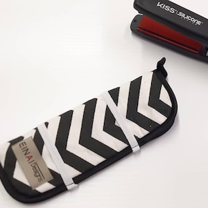 Travelling or for Home Flat Iron/ Curling Iron Protector and Carrying ...