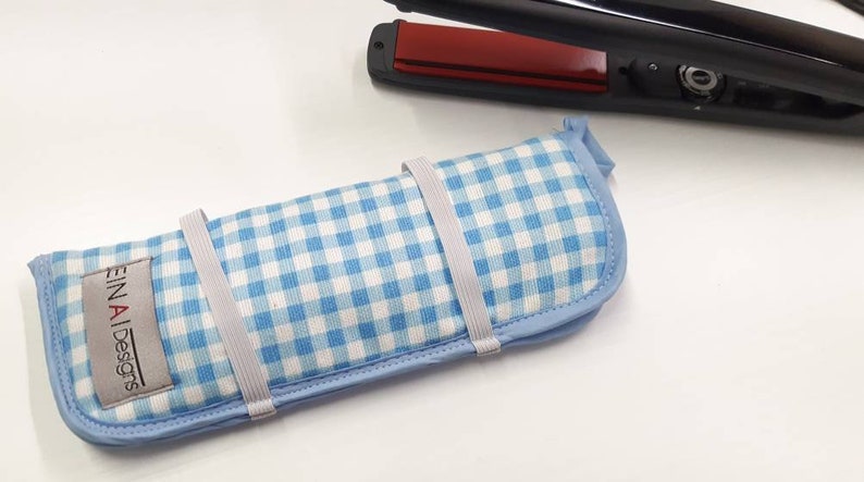 Travelling or for Home Flat Iron/ Curling Iron Protector and Carrying ...