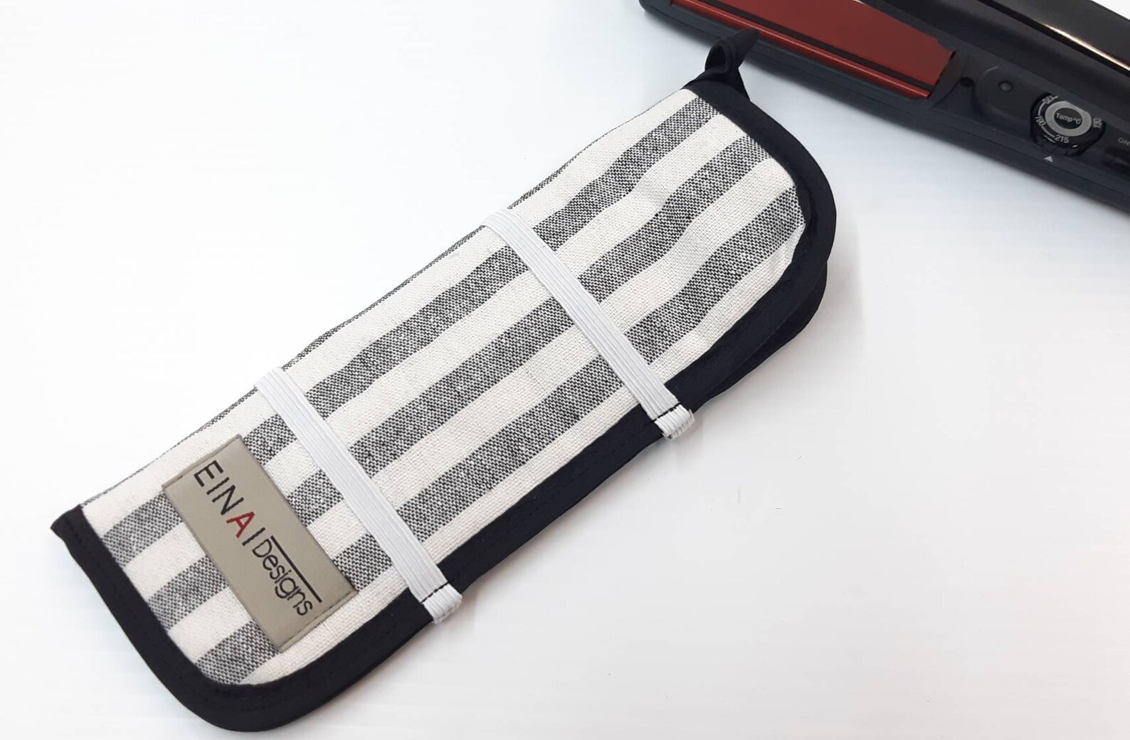 Travelling or for Home Flat Iron/ Curling Iron Protector and Carrying ...