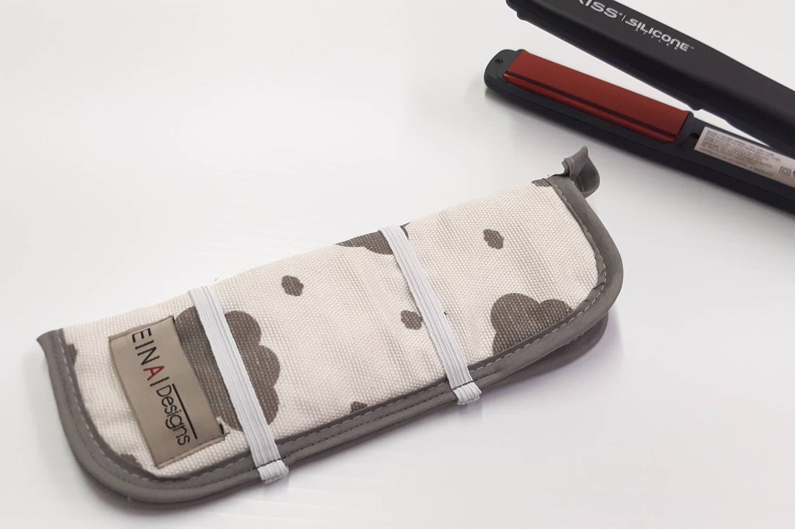 Travelling or for Home Flat Iron/ Curling Iron Protector and Carrying ...