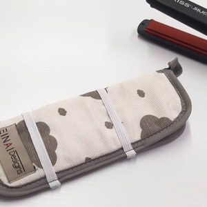 Travelling or for Home Flat Iron/ Curling Iron Protector and Carrying ...