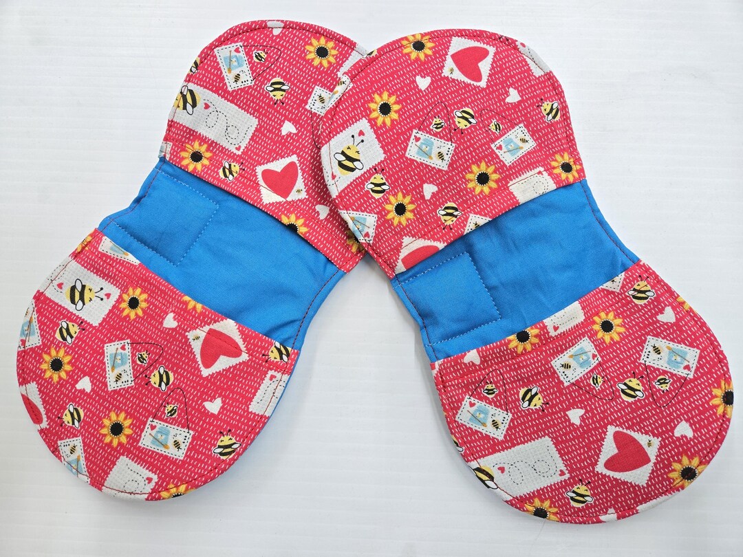 Magnetic Mini Microwave/oven Finger Mitts (x2). Great for Easy Access ...