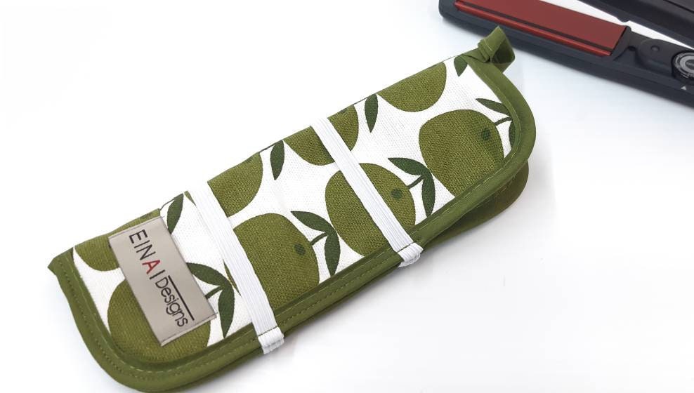 Travelling or for Home Flat Iron/ Curling Iron Protector and Carrying ...