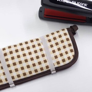 Travelling or for Home Flat Iron/ Curling Iron Protector and Carrying ...