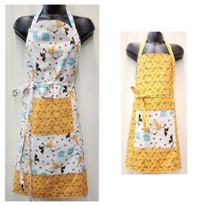 One of a Kind Reversible Cotton Aprons for Men and Women - Etsy
