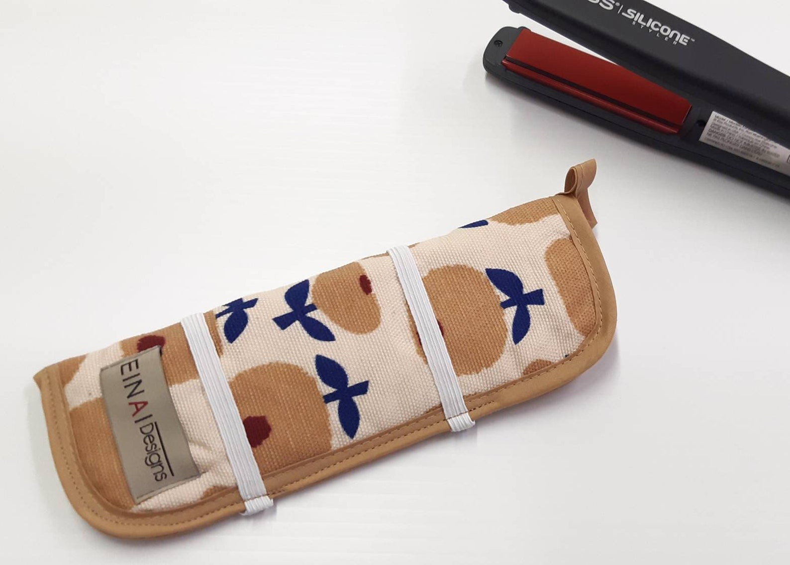 Travelling or for Home Flat Iron/ Curling Iron Protector and Carrying ...